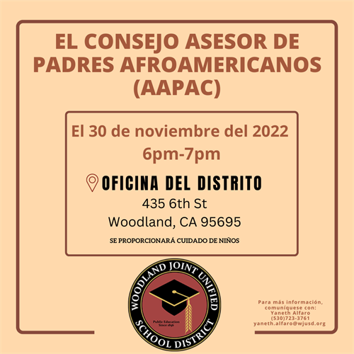 Woodland Unified School District - African-American Parent Advisory ...